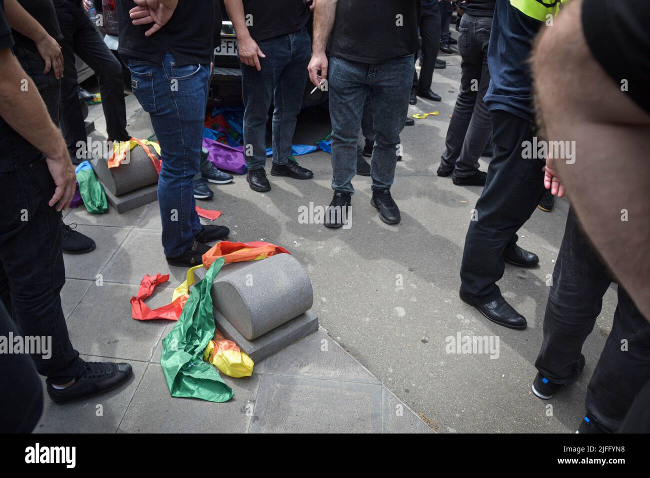 Lgbtq protest georgia hi-res stock photography and images - Alamy
