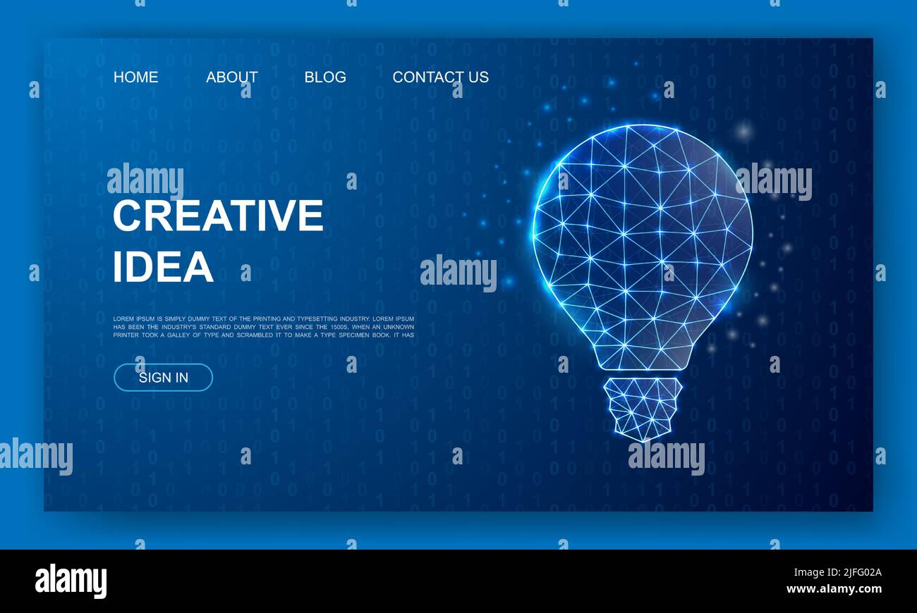 Poly illumination Stock Vector Images - Alamy