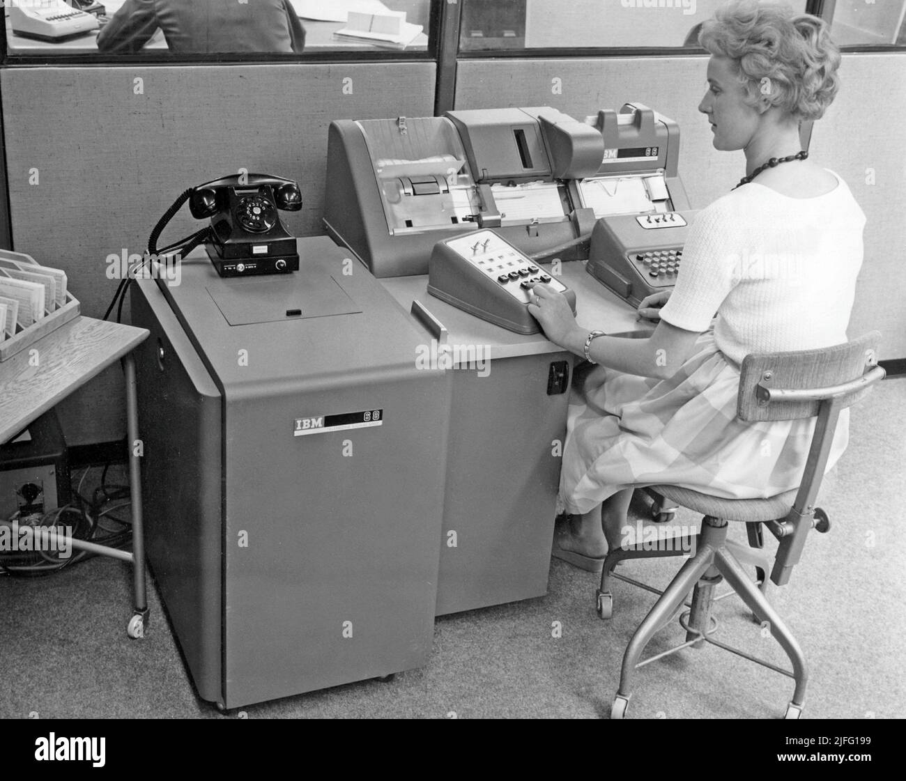 IBM Telephone signal unit, a modem designed for the transmittal over ...