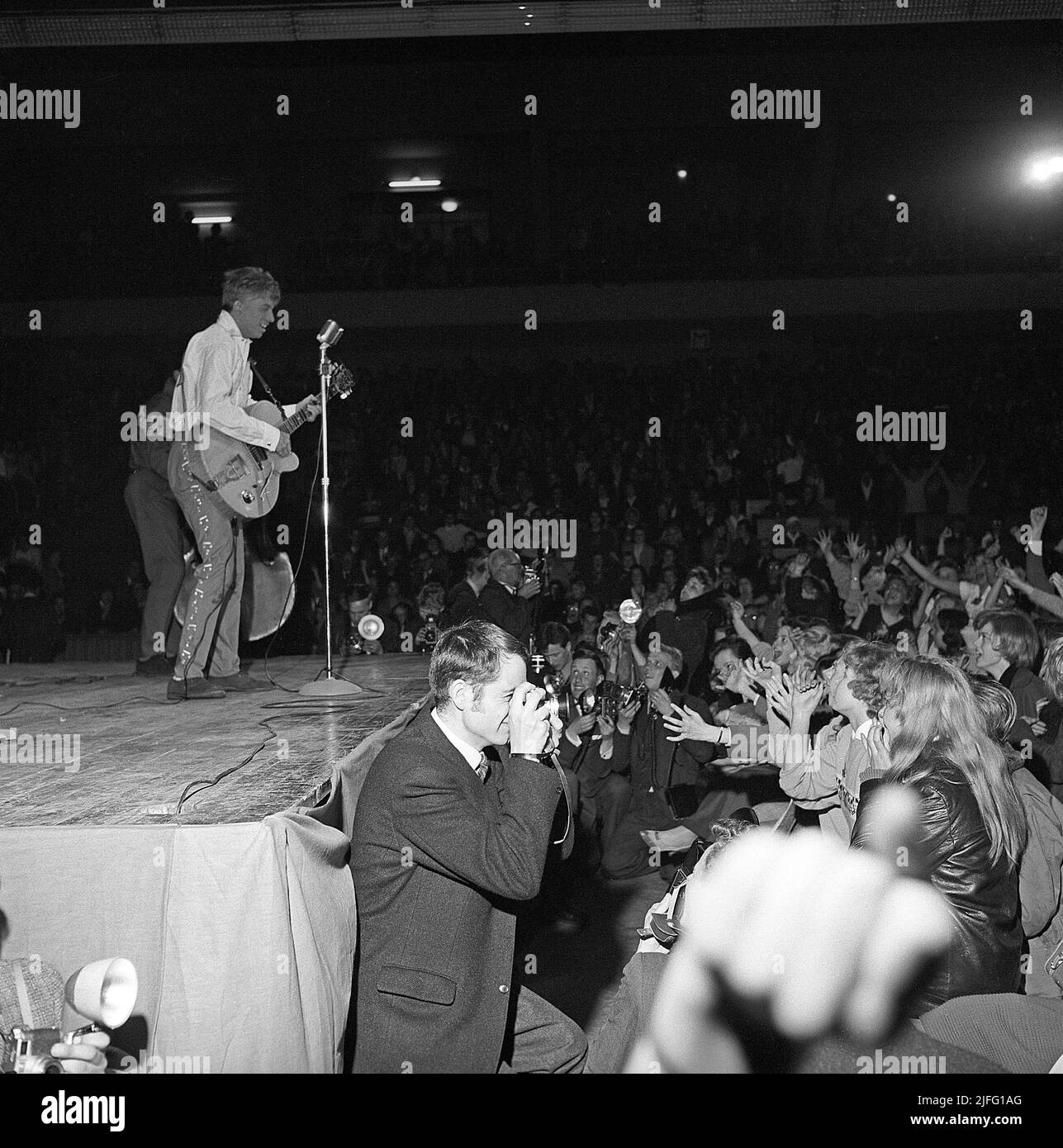 Tommy Steele. English entertainer regarded as Britain's first teen idol ...