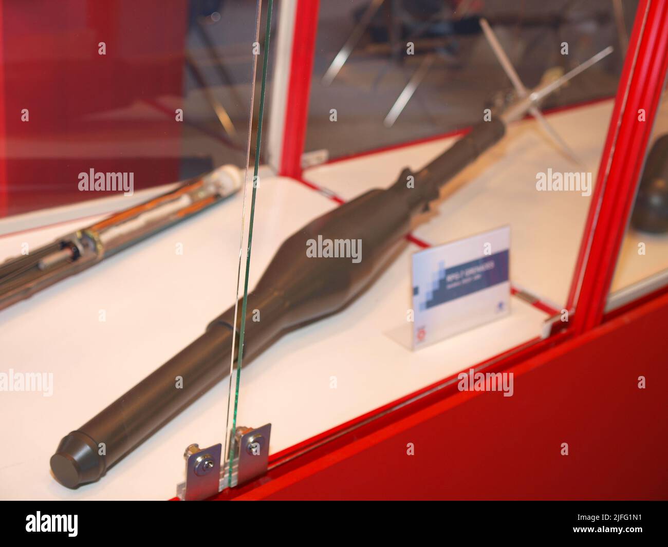 RPG-7 rounds in Eurosatory 2008 Military exibition Stock Photo - Alamy