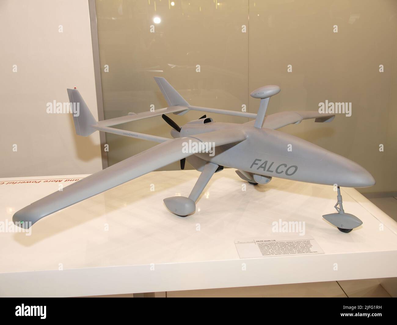 1:4 scale FALCO model in Eurosatory 2008 Military exibition Stock Photo ...