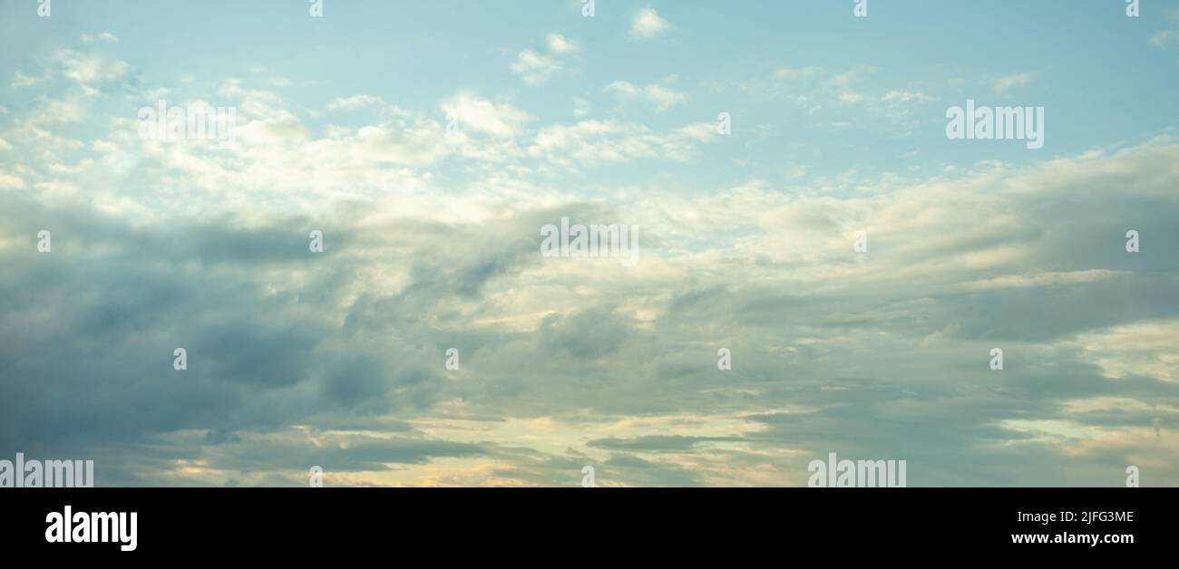 Meteorology background with sky and clouds Stock Photo - Alamy