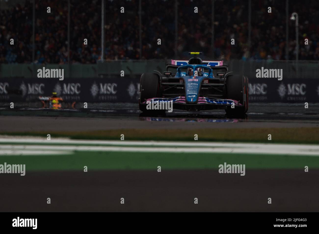 Esteban Ocon (FRA) Alpine F1 Team A522. 02.07.2022. Formula 1 World Championship, Rd 10, British ...