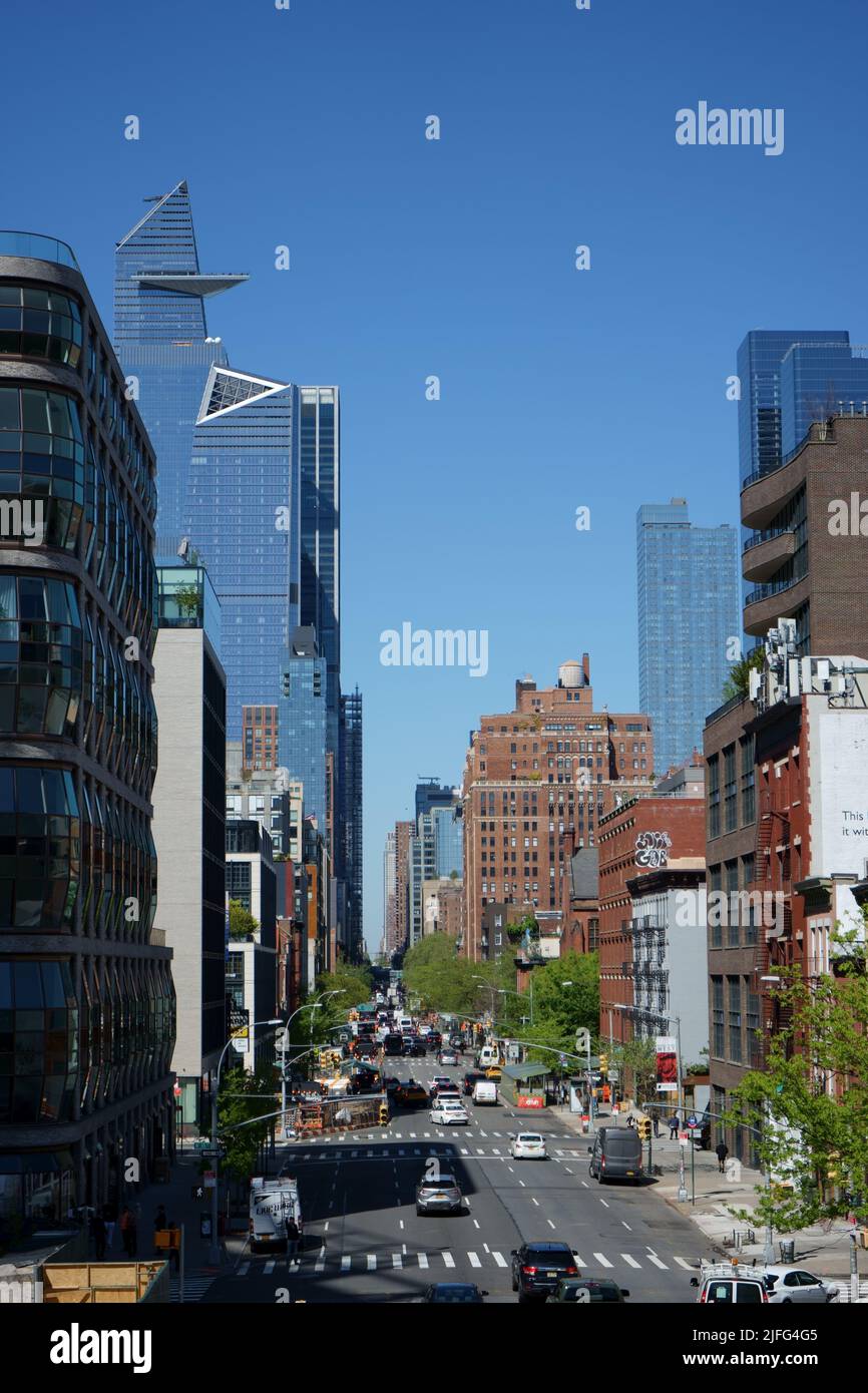 An urban residential area with street and buildings Stock Photo - Alamy