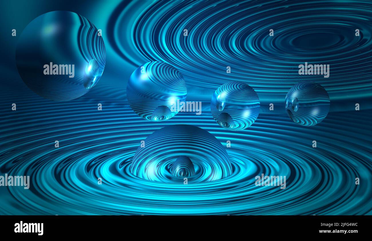 futuristic sphere background wallpaper Stock Photo - Alamy