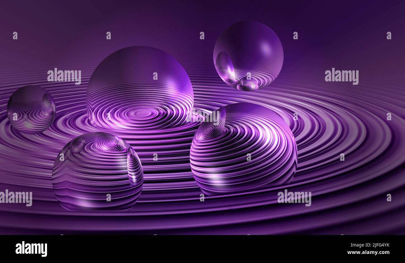 futuristic sphere background wallpaper Stock Photo - Alamy