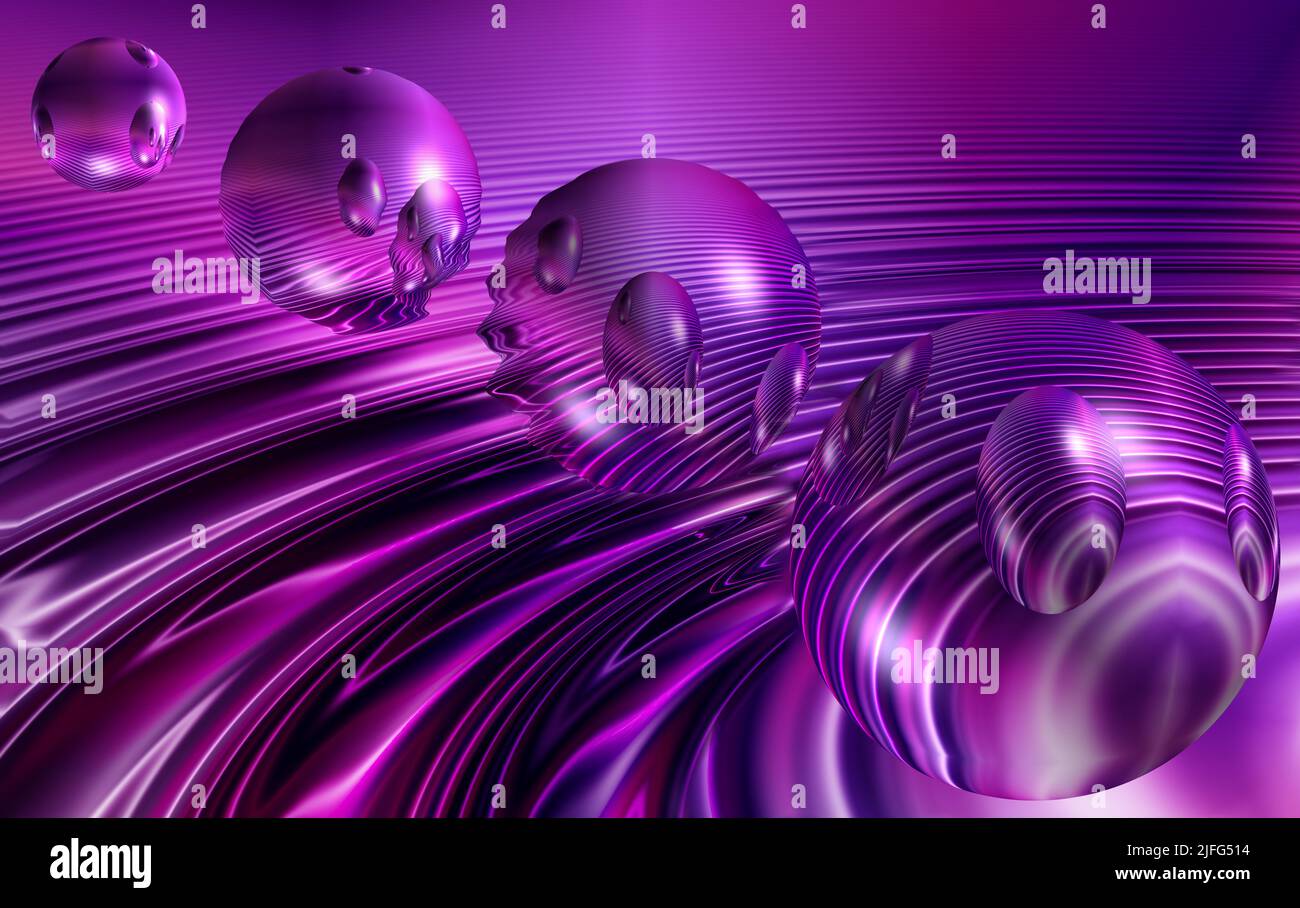futuristic sphere background wallpaper Stock Photo - Alamy