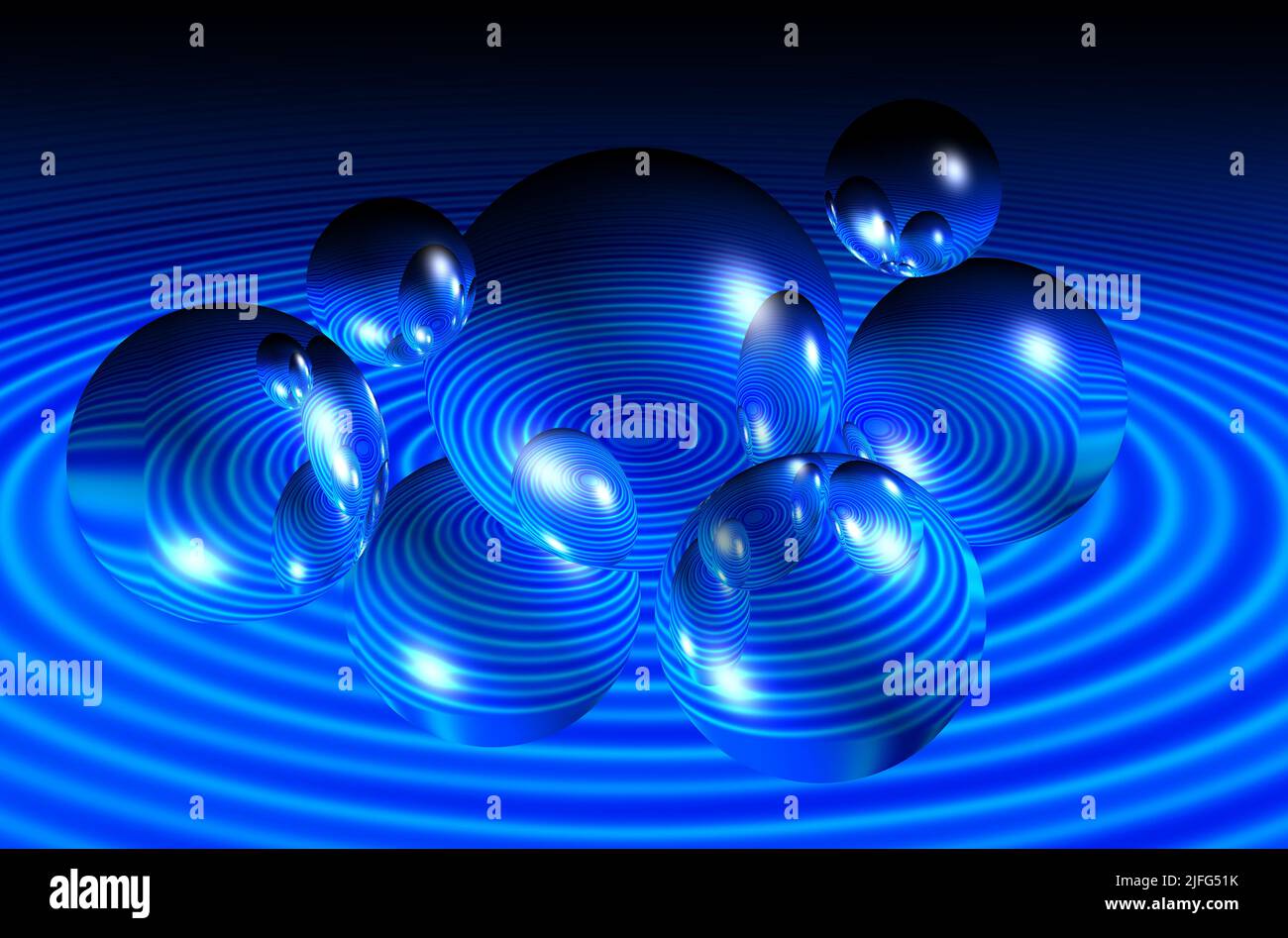 futuristic sphere background wallpaper Stock Photo - Alamy