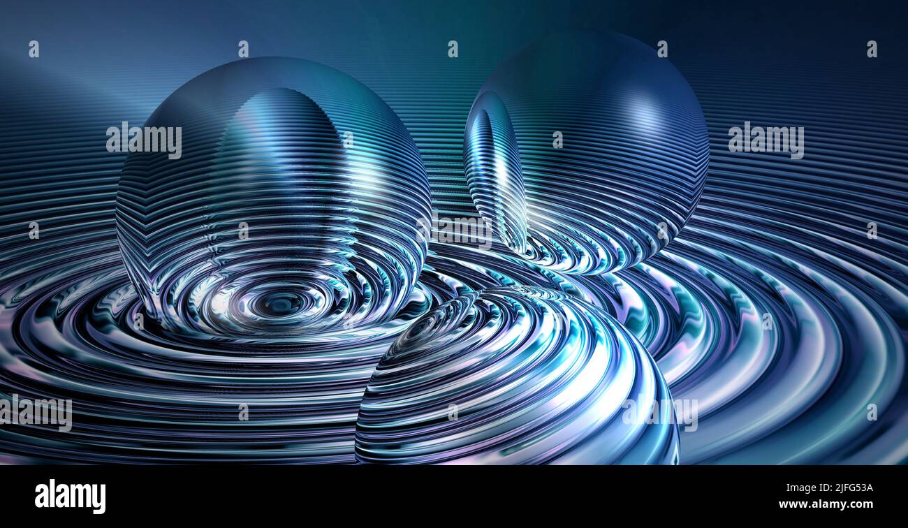 futuristic sphere background wallpaper Stock Photo - Alamy