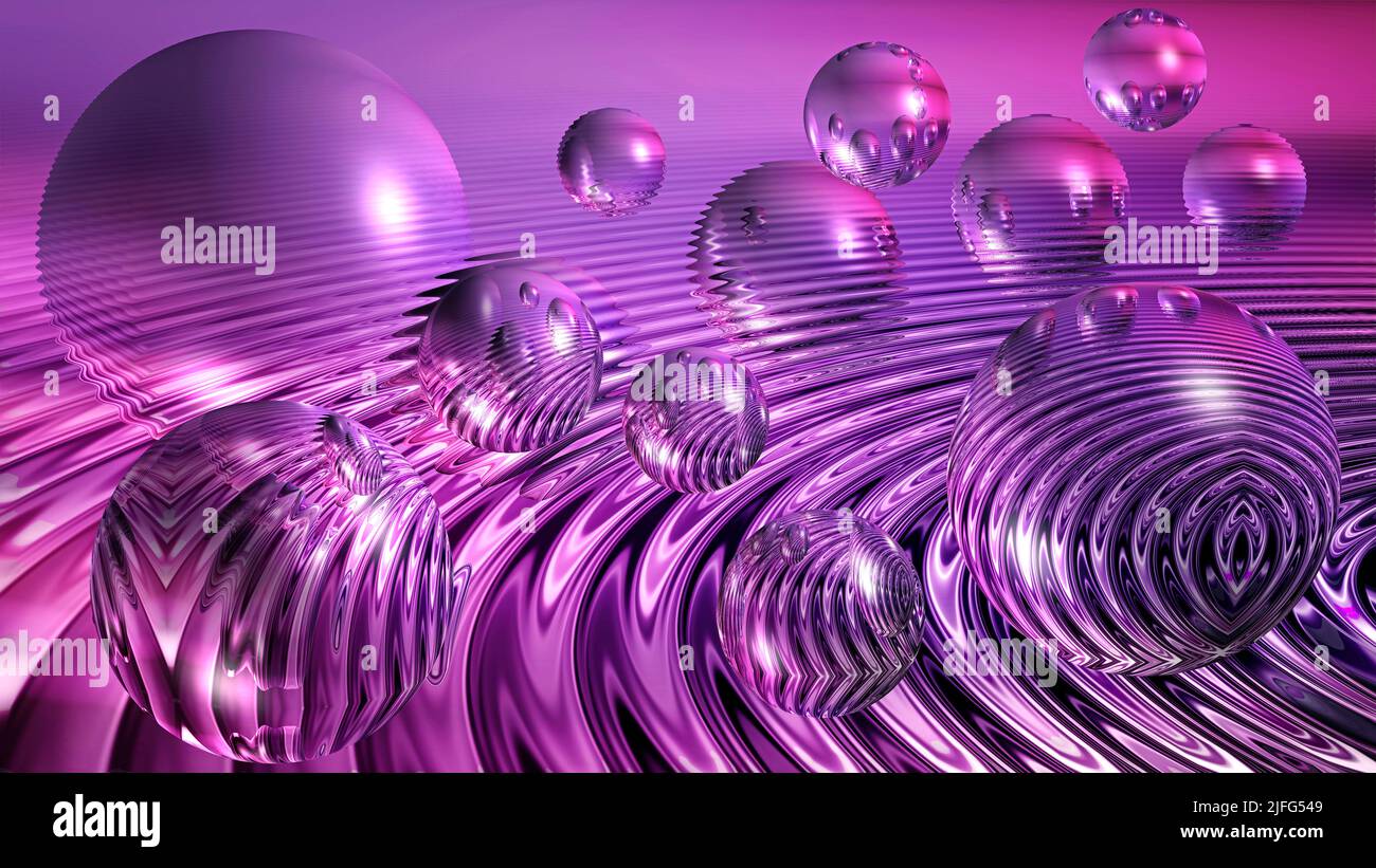 futuristic sphere background wallpaper Stock Photo - Alamy