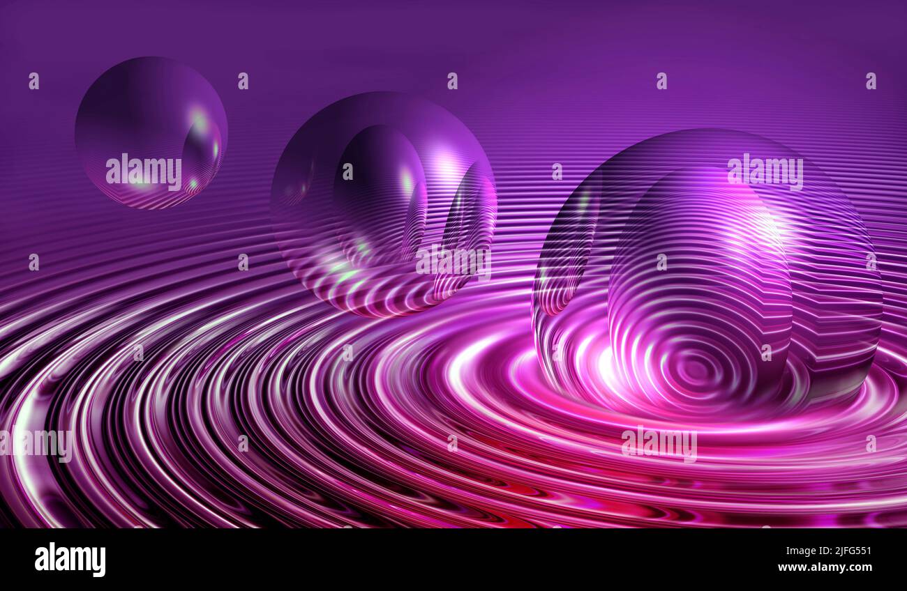 futuristic sphere background wallpaper Stock Photo - Alamy
