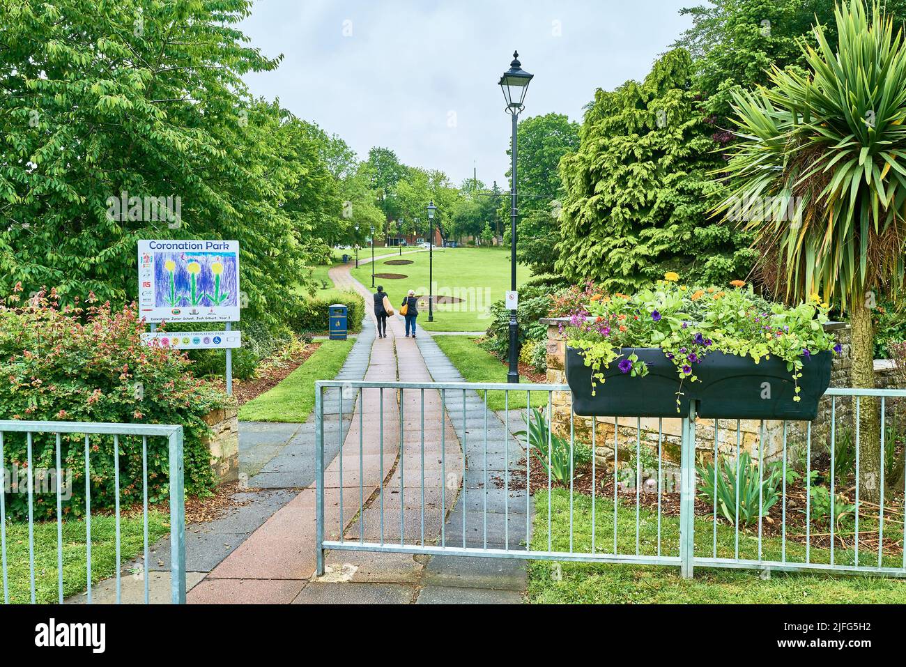 Coronation Park, Corby, England Stock Photo - Alamy