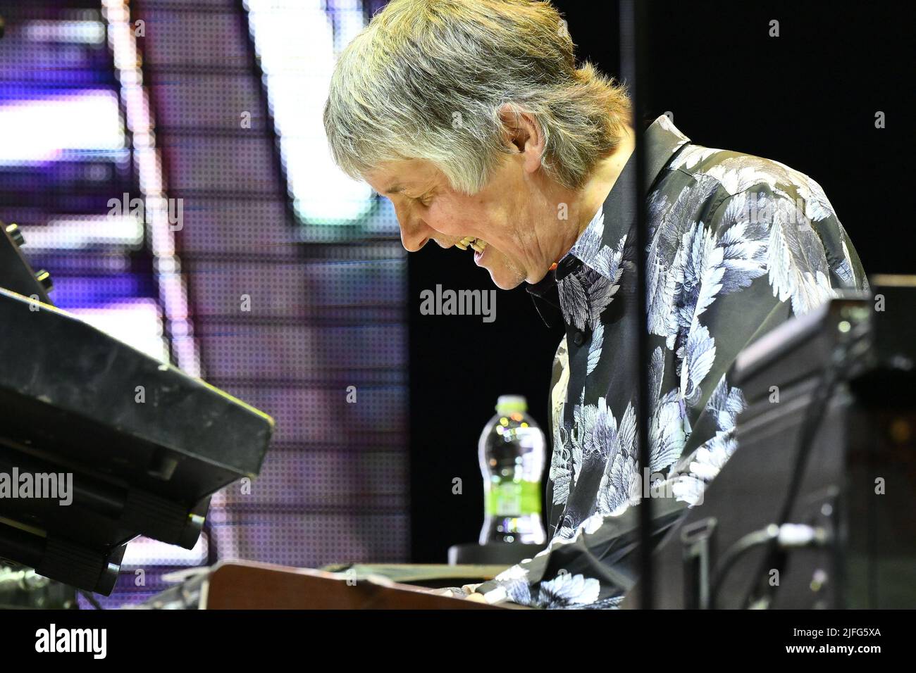 Don Airey of Deep Purple, during The Woosh! Tour, 2th July, at ...