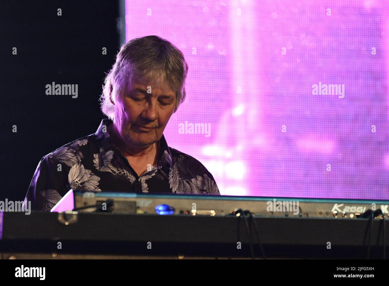 Don Airey of Deep Purple, during The Woosh! Tour, 2th July, at ...