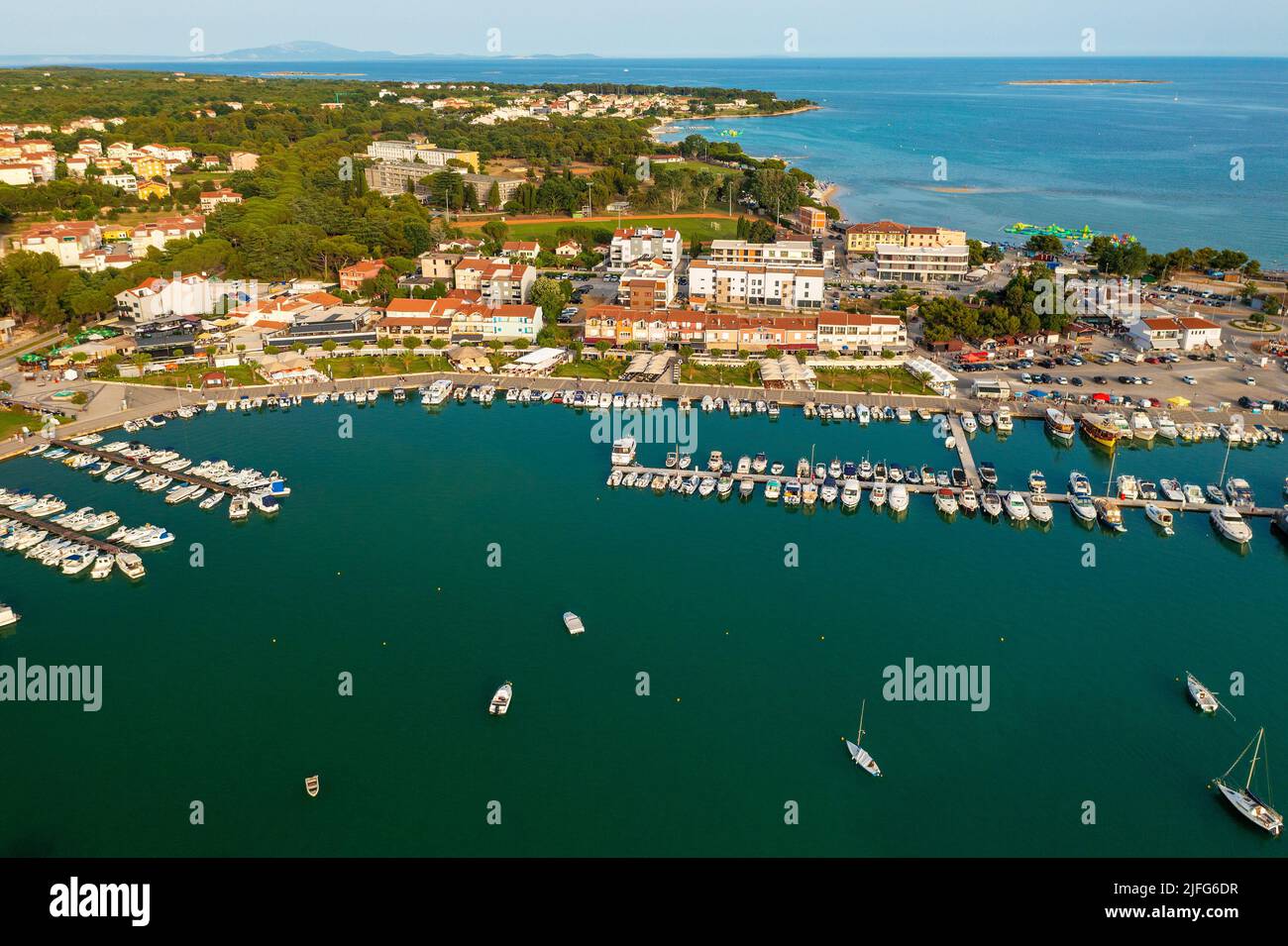 Aerial view of Medulin town in Istra, Croatia Stock Photo - Alamy