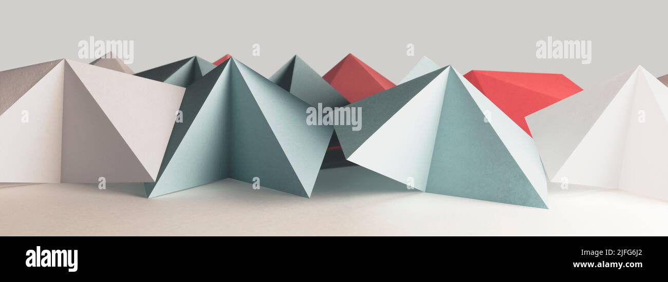 Colorful 3d arrow paper hi-res stock photography and images - Alamy