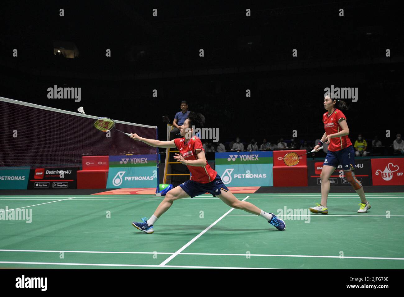 Kuala Lumpur, Malaysia. 3rd July, 2022. Zhang Shuxian (L)/Zheng Yu ...