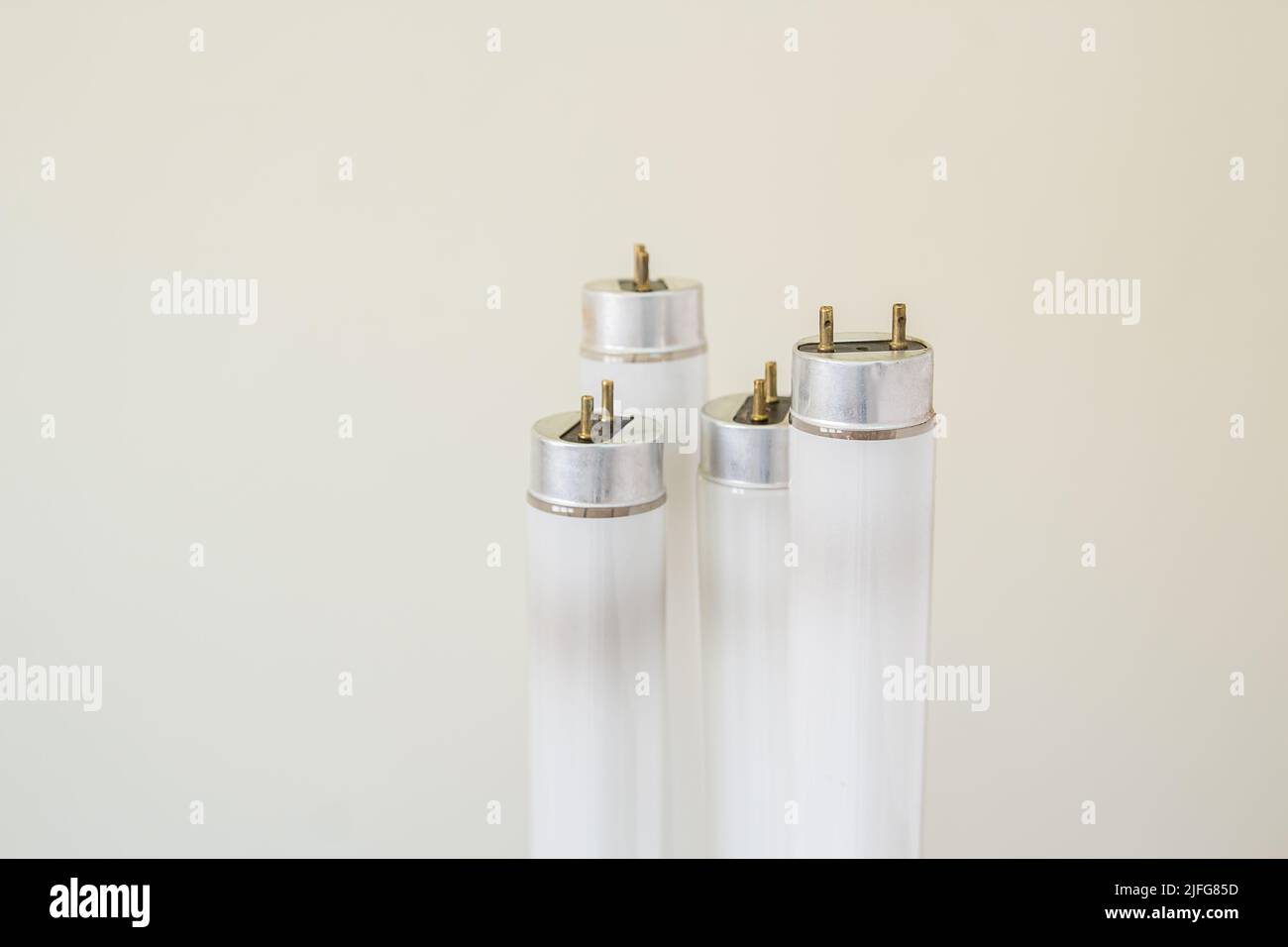 Selected focus fluorescent light tube.Short depth-of-field Stock Photo ...