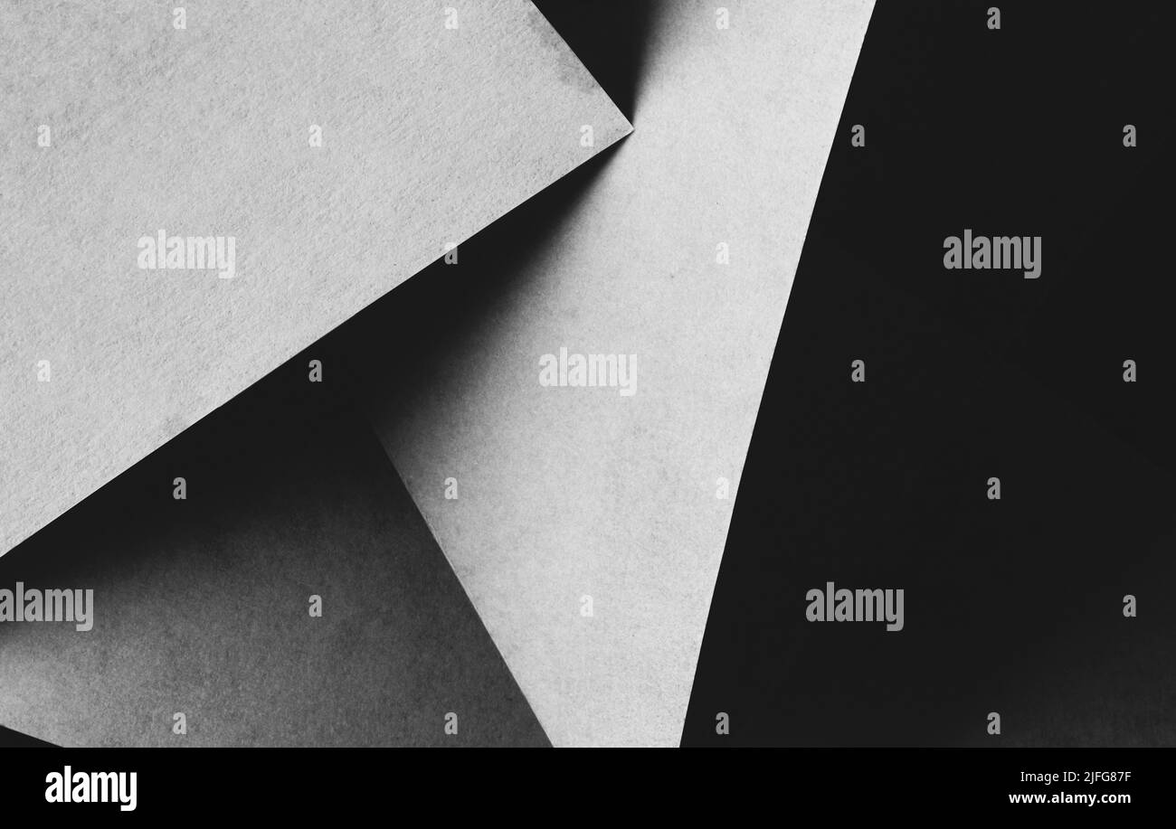 Geometric shapes made paper, abstract background Stock Photo - Alamy