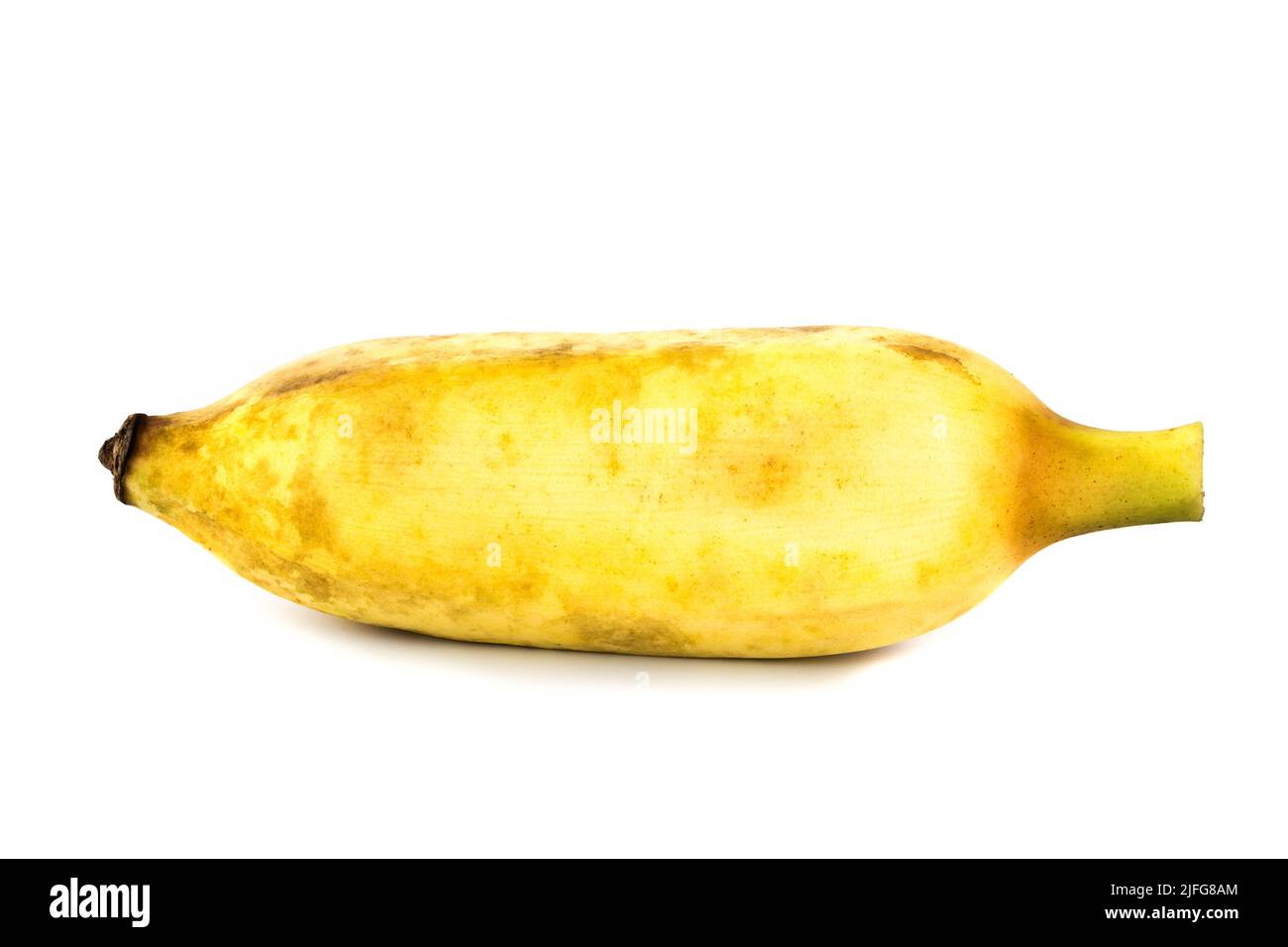 Close up banana isolated on white background Stock Photo - Alamy