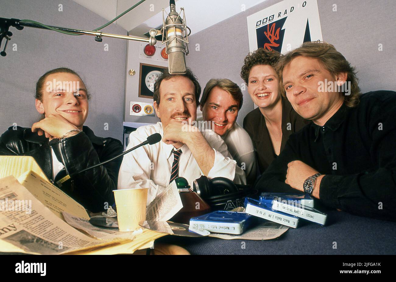 Steve wright in bbc radio 1 studio hi-res stock photography and images ...
