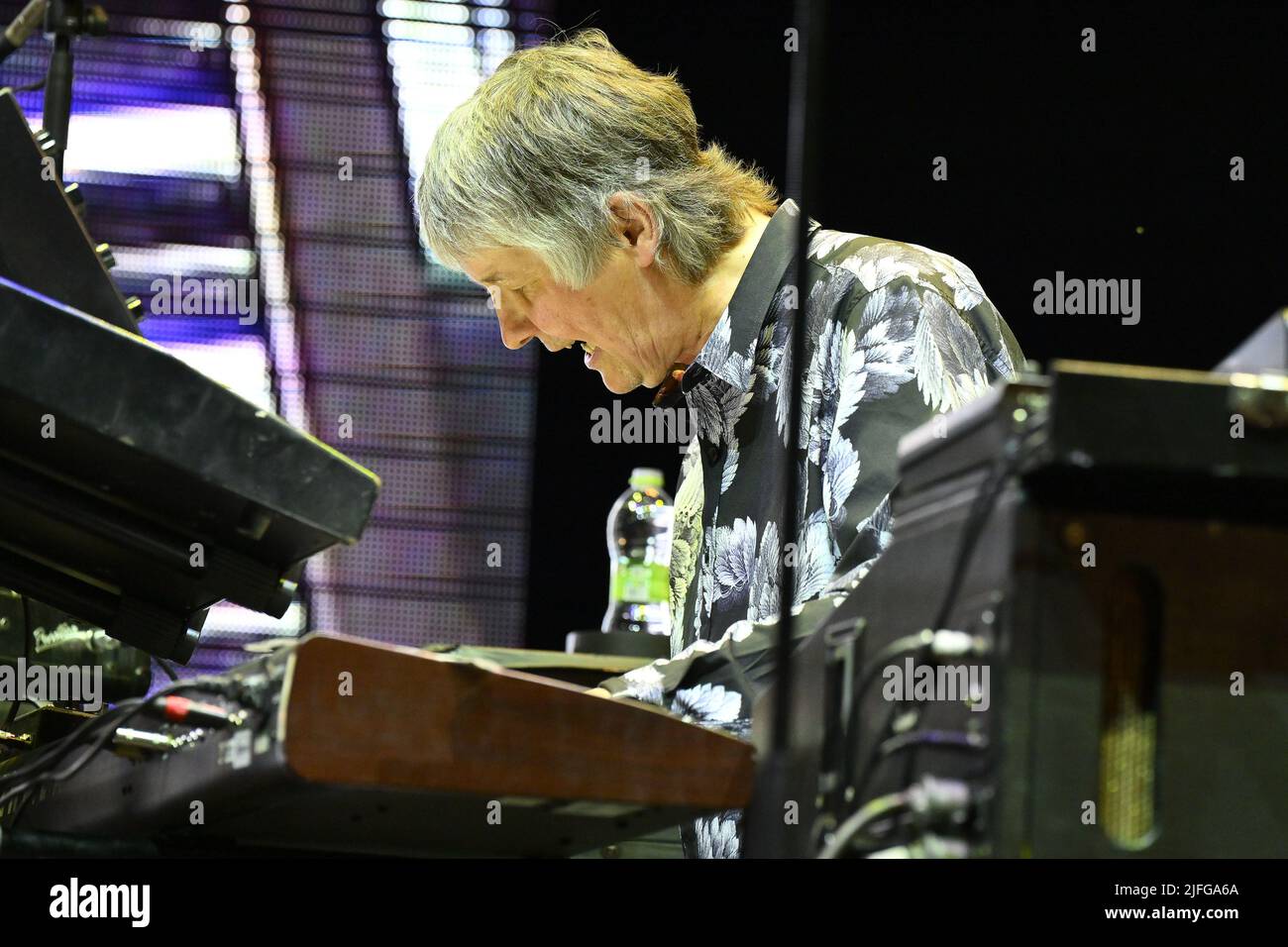 Don Airey of Deep Purple, during The Woosh! Tour, 2th July, at ...
