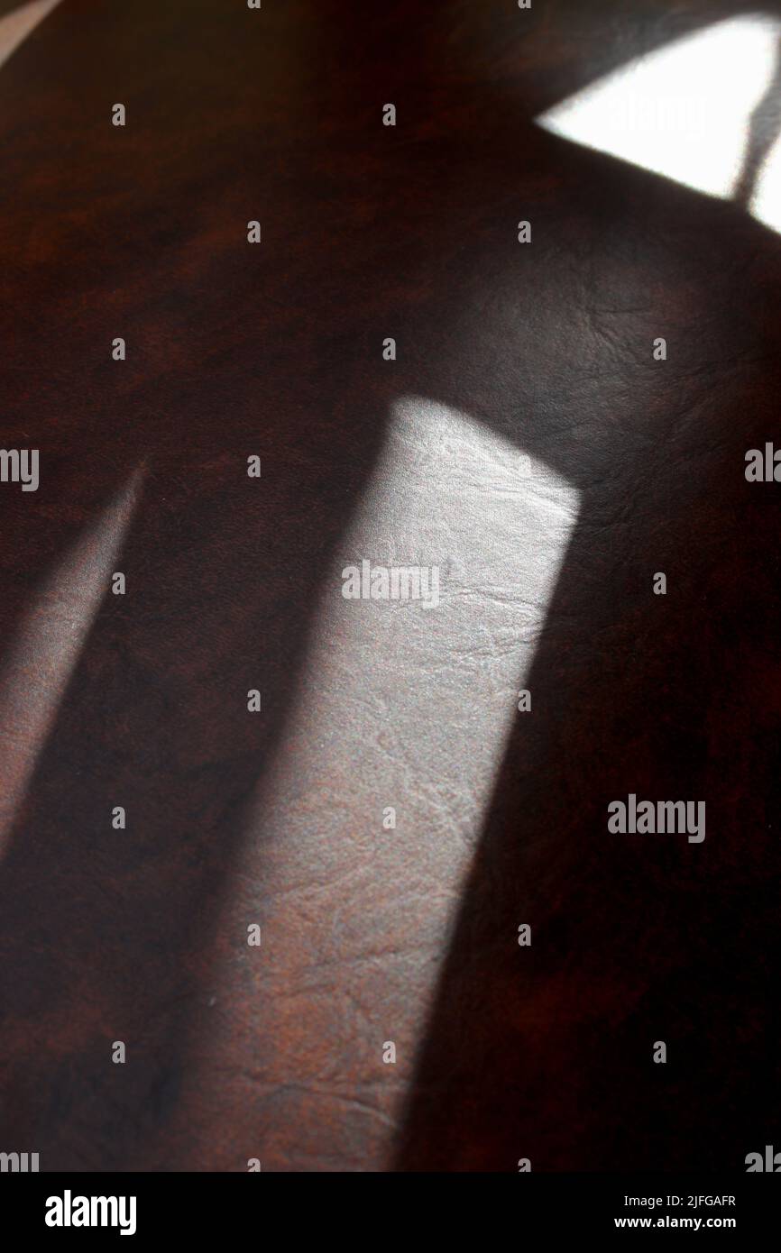Close-up black leather texture background with shadow Stock Photo - Alamy