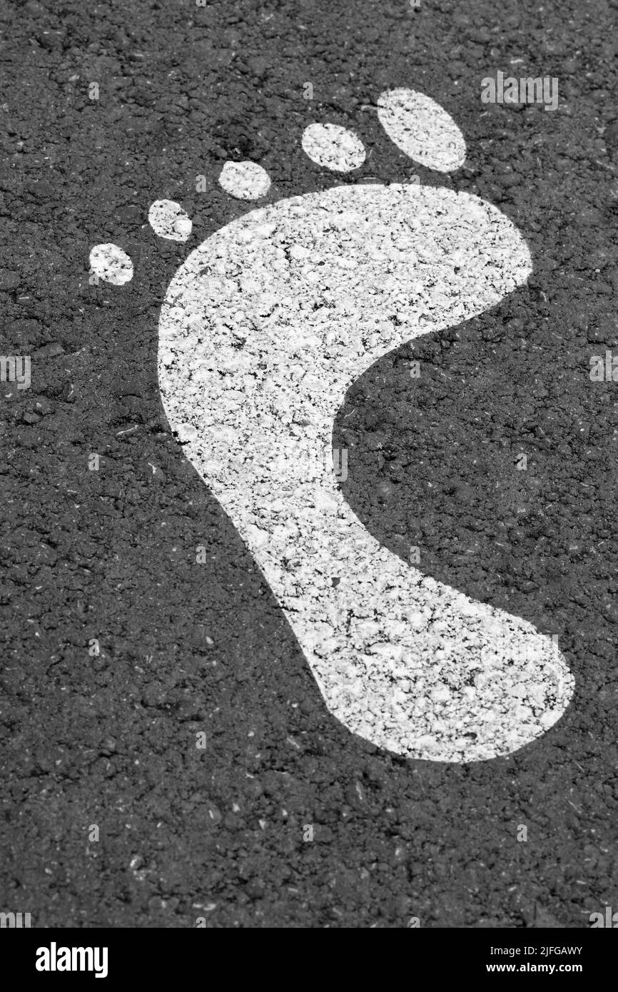 Pedestrian footprint hi-res stock photography and images - Alamy