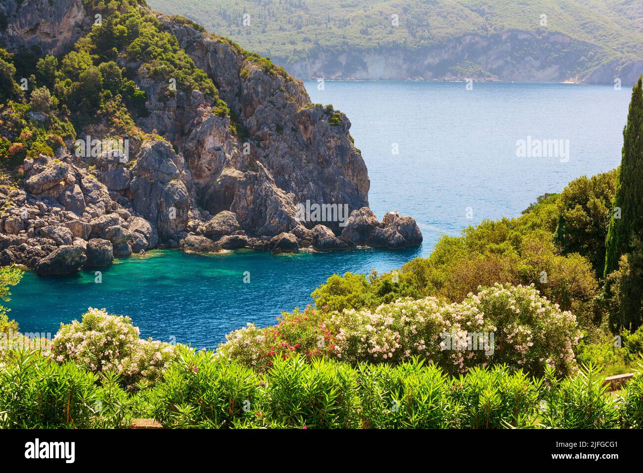 Corfu landscape hi-res stock photography and images - Alamy