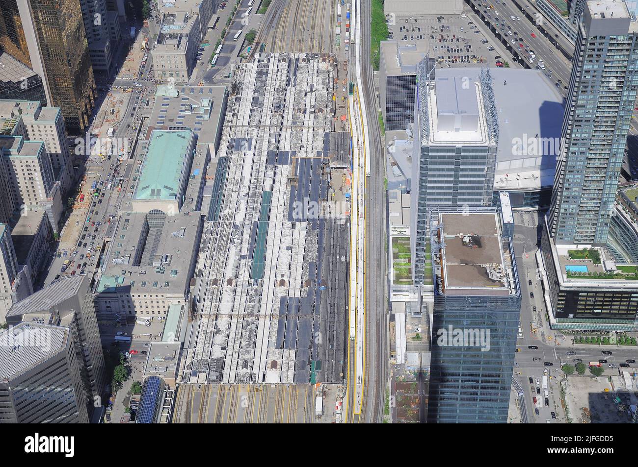 Aerial view toronto union station hi-res stock photography and images ...