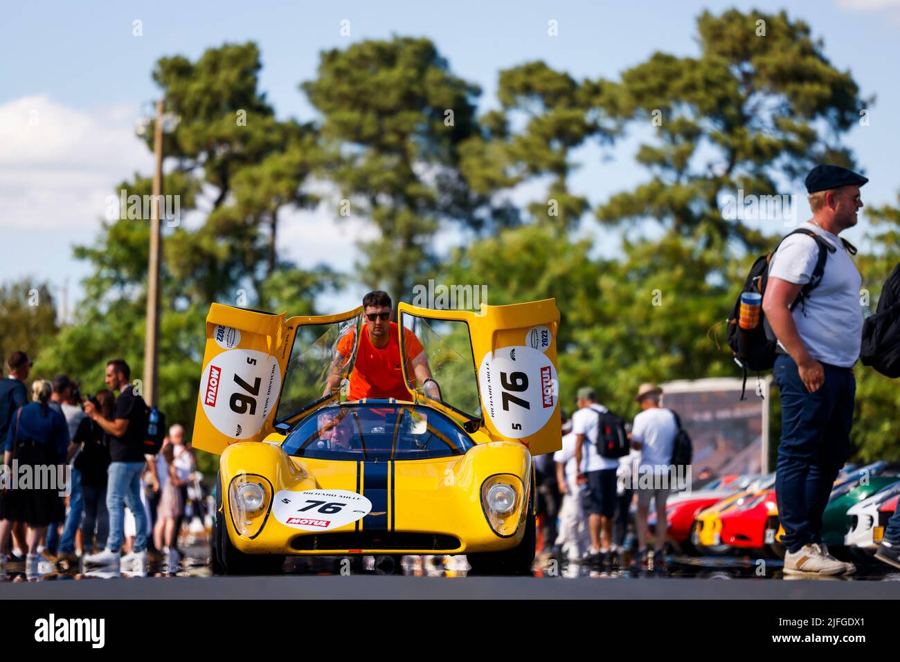 76 TUPPEN (GB),Chevron B16 / 1970 , action during the Le Mans Classic ...