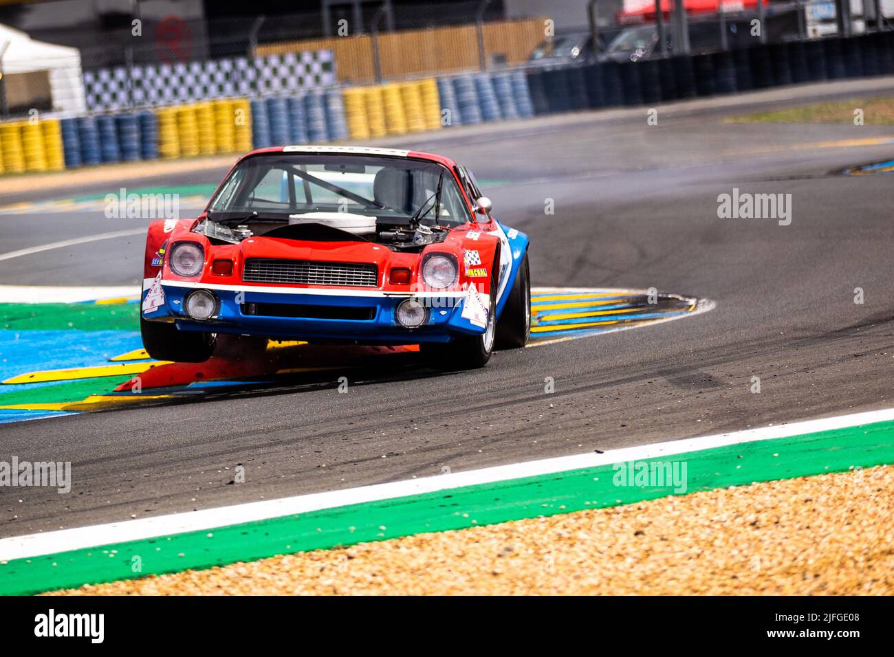 50 CERON (FR),Chevrolet Camaro IMSA GTO / 1981 , action during the Le ...