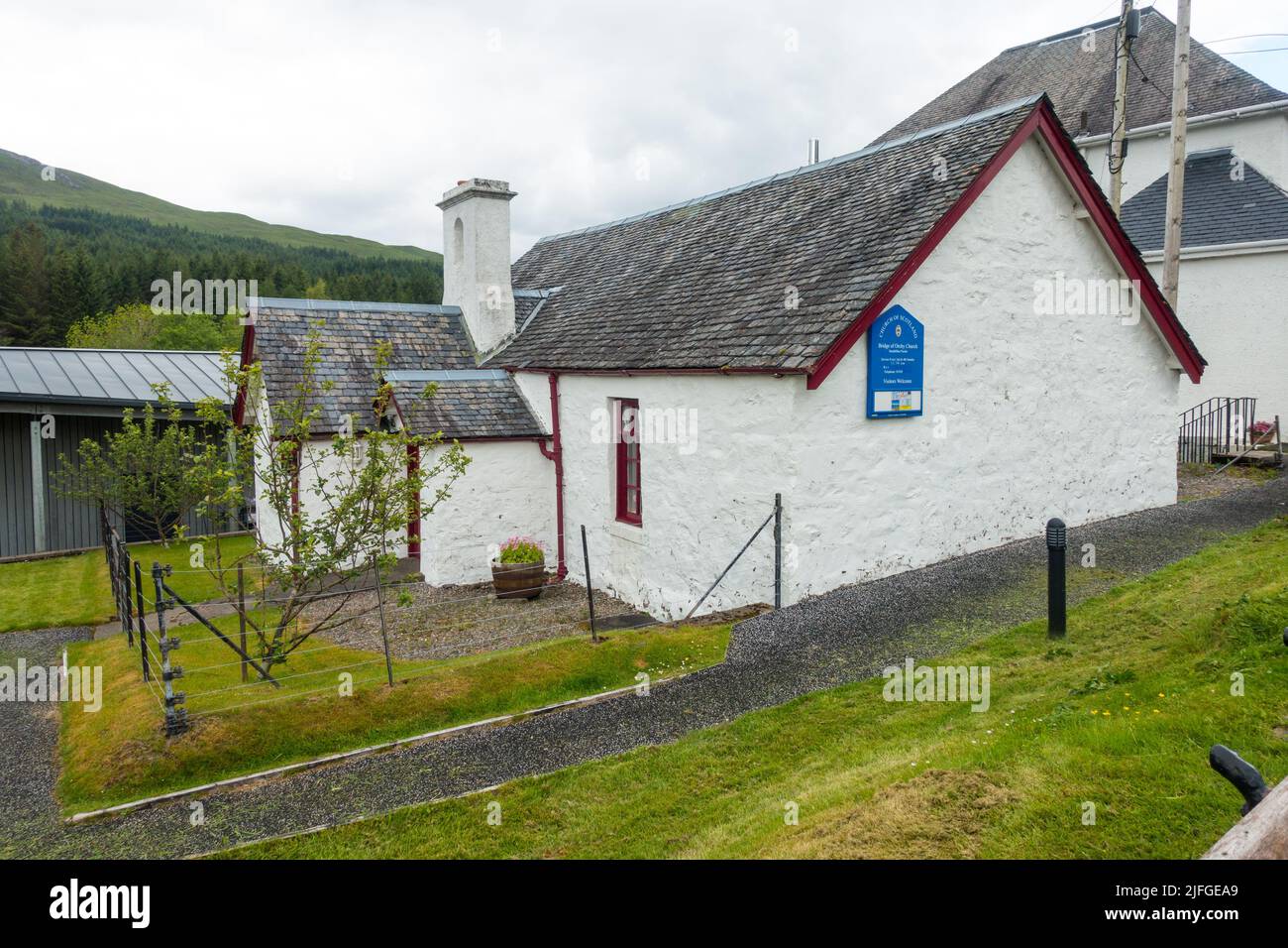 Church Of Scotland Bridge Of Orchy Church, Highland Scotland, UK Stock ...
