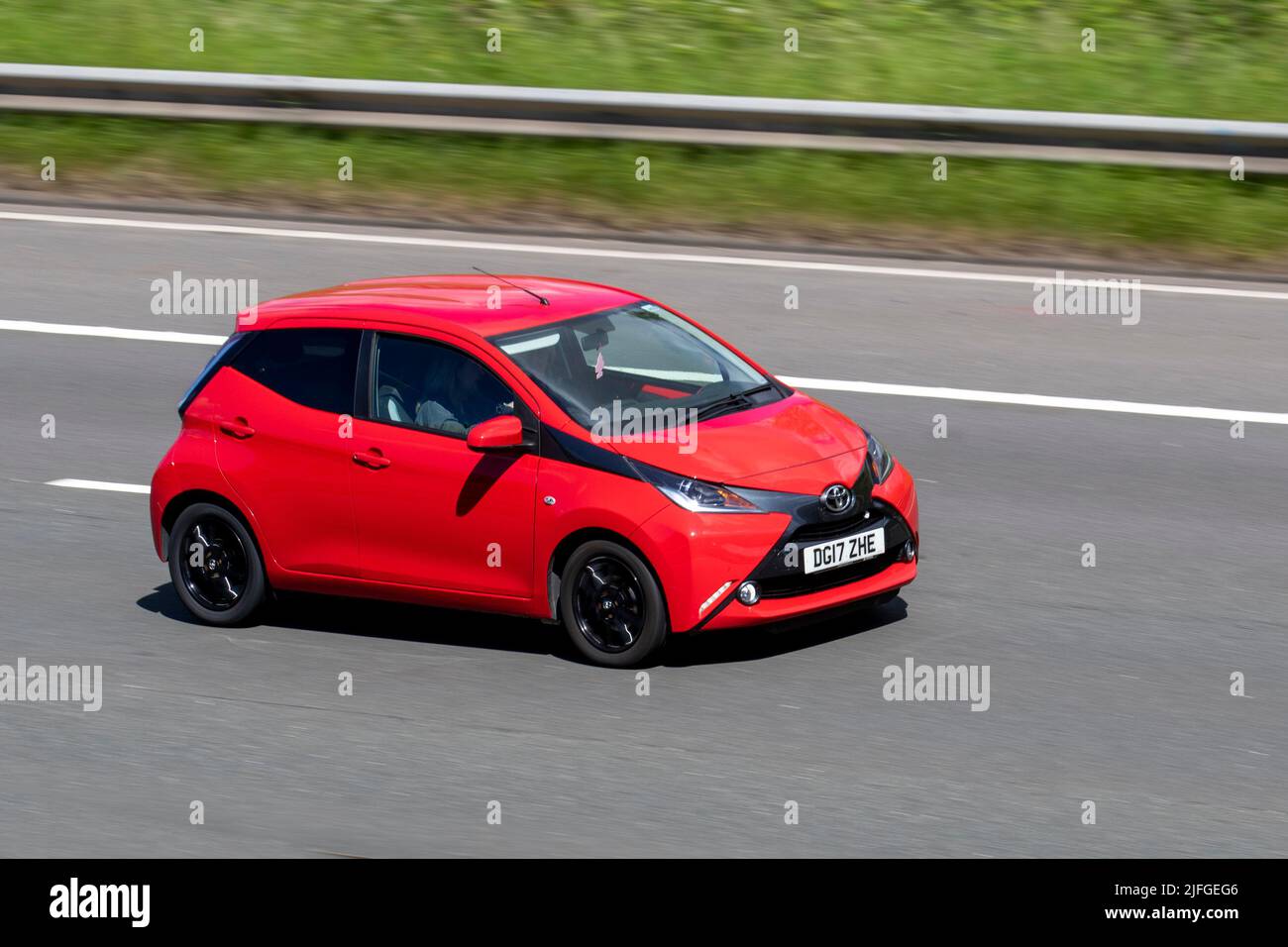 Toyota aygo x style red cars hi-res stock photography and images - Alamy