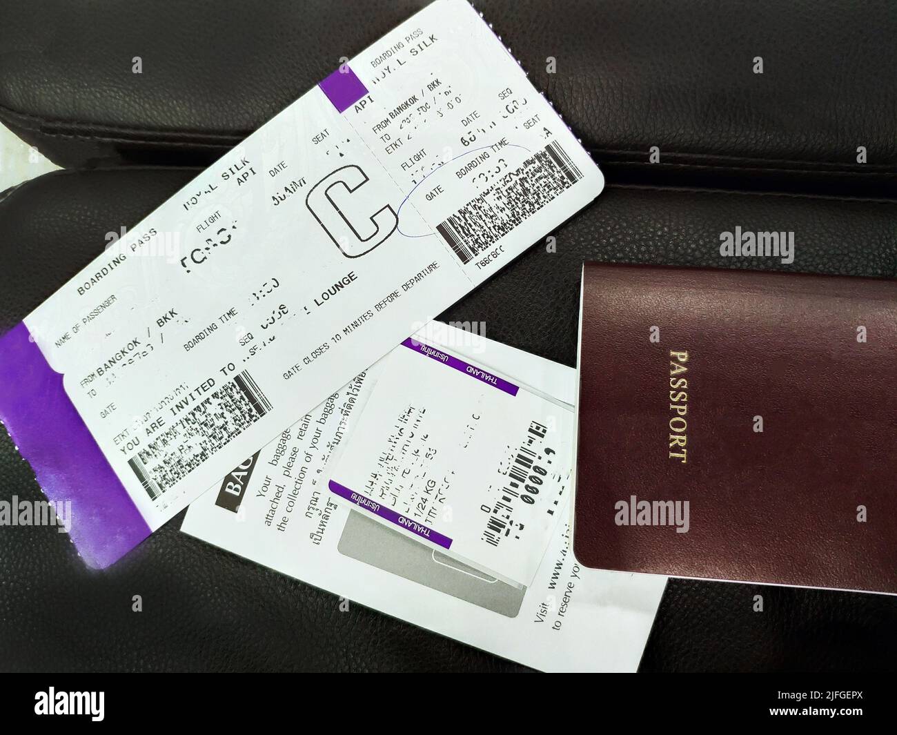 Boarding pass business class hi-res stock photography and images - Alamy