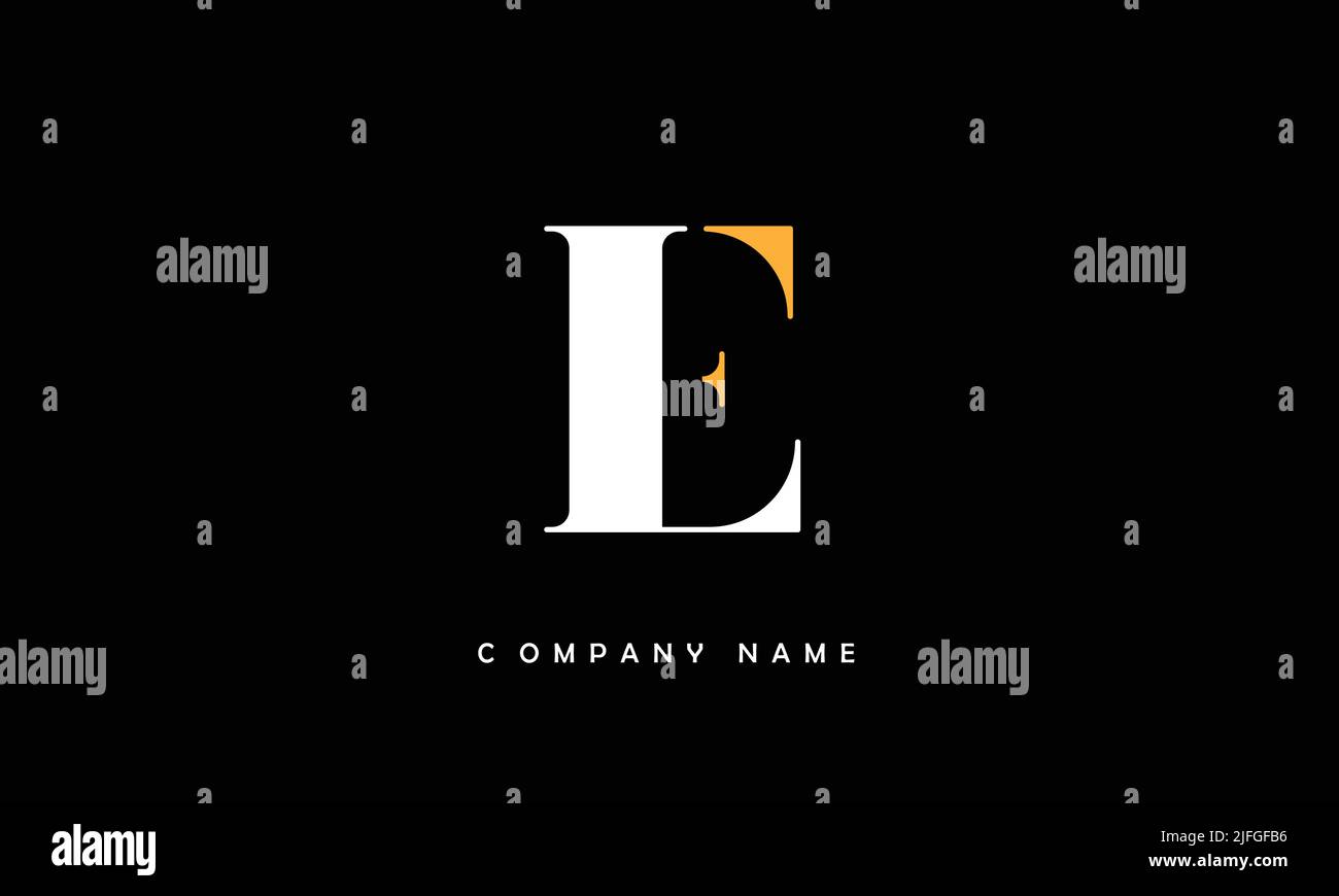 LE, EL Abstract Letters Logo Monogram Stock Vector Image & Art - Alamy