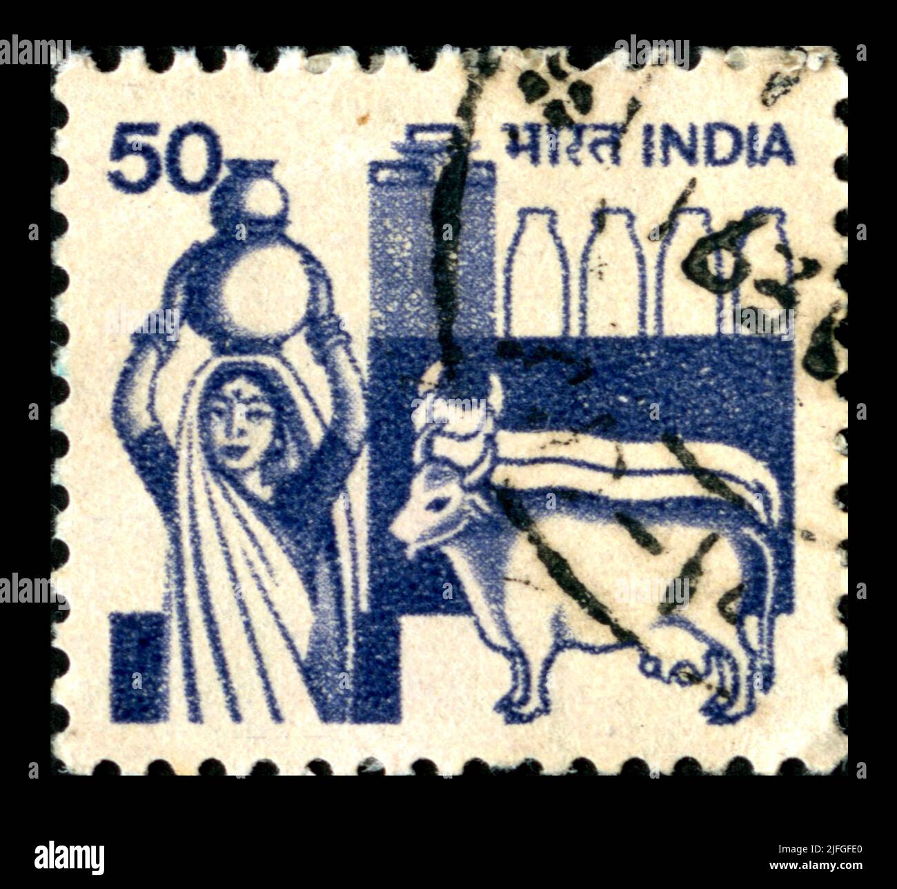 Milk vintage india hi-res stock photography and images - Alamy