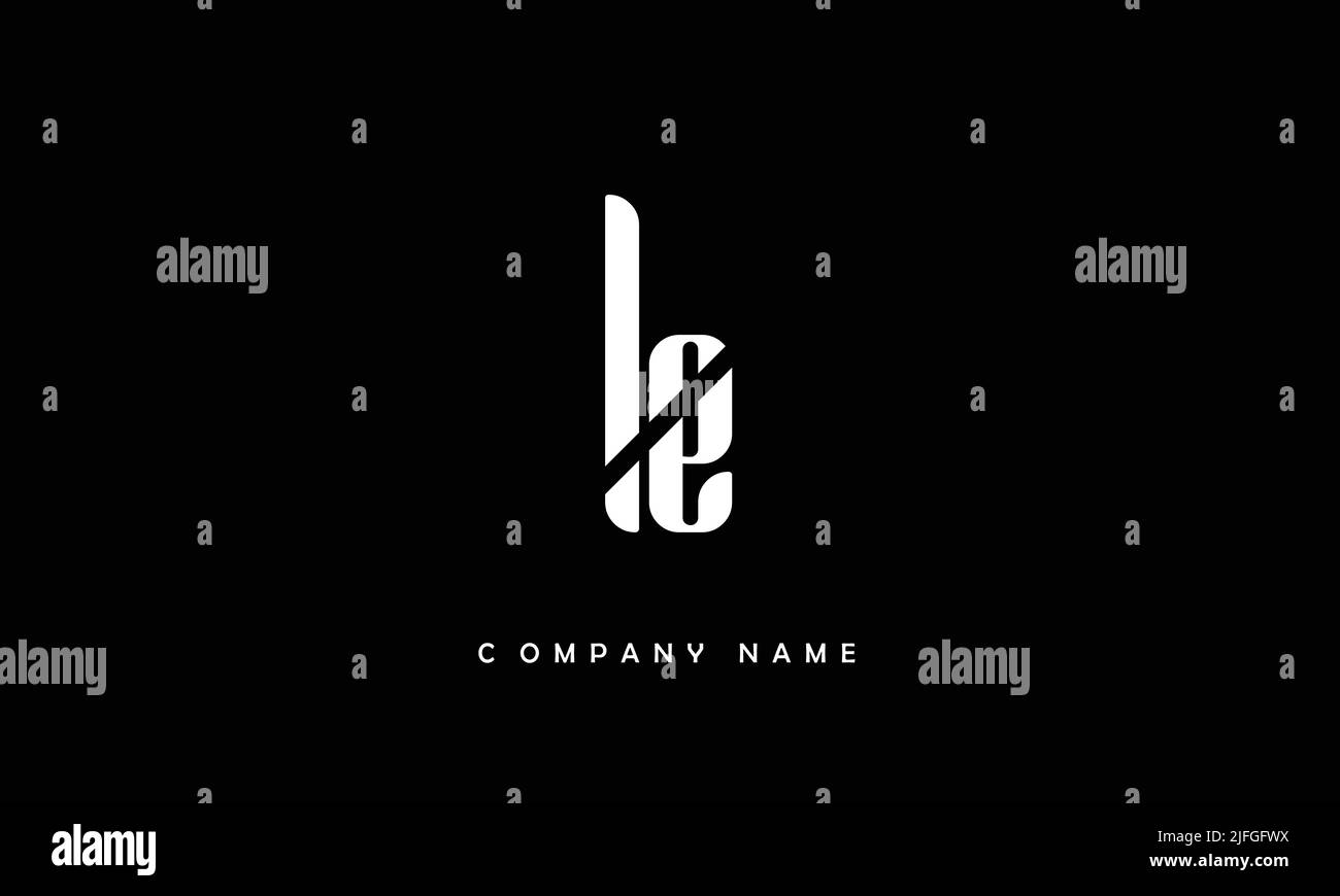 LE, EL Abstract Letters Logo Monogram Stock Vector Image & Art - Alamy