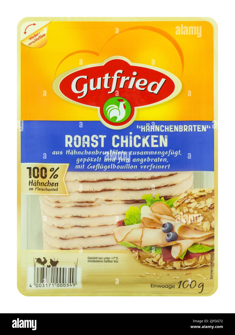 Hamburg, Germany - June 30 2022: German cold meat Roast Chicken ...