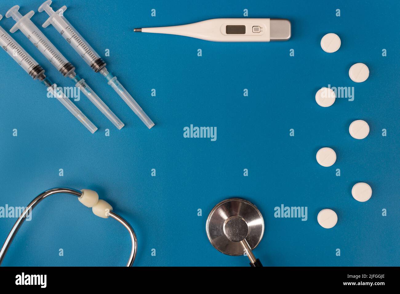 Surgical instrument, electronic thermometer and medical capsules on a ...