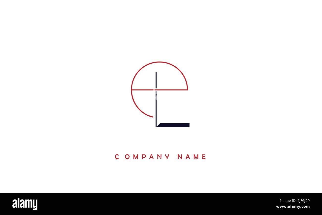 LE, EL Abstract Letters Logo Monogram Stock Vector Image & Art - Alamy