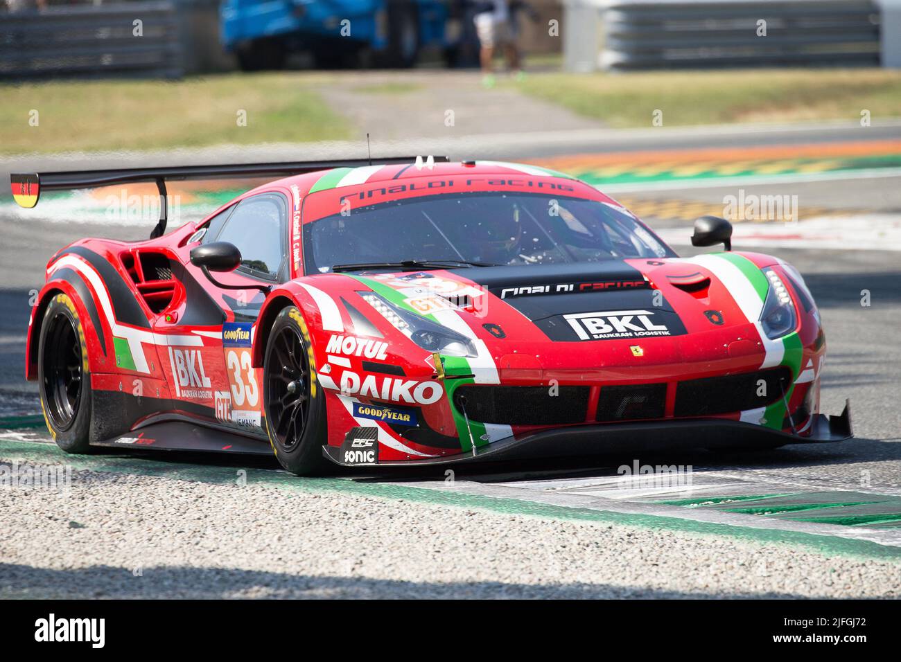 33 RINALDI RACING - Ferrari F488 GTE EVO (C. Hook, F. Crestani, J ...