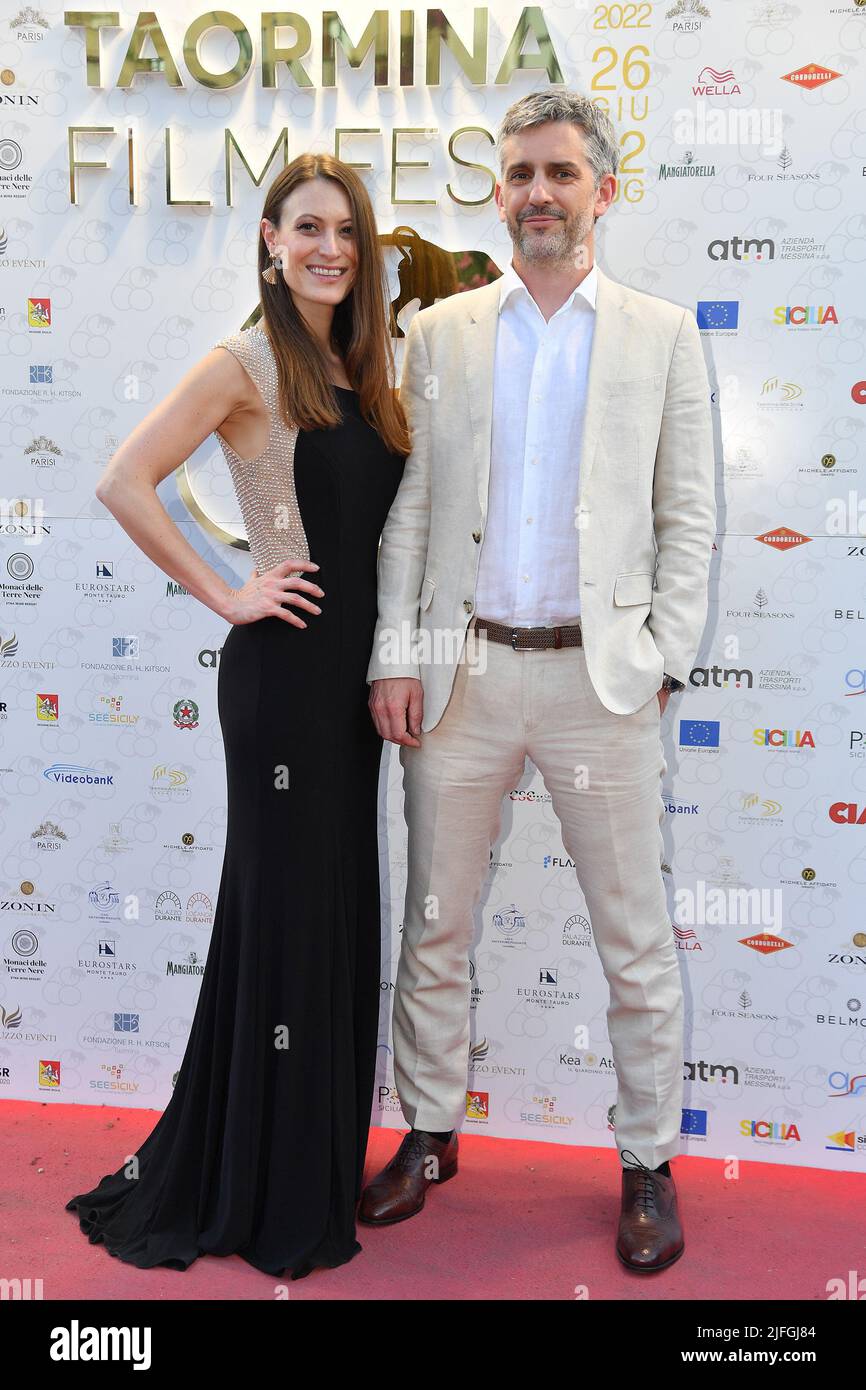 Taormina Messina, Italy, July 2, 2022, 68th Taormina Film Fest. In the ...