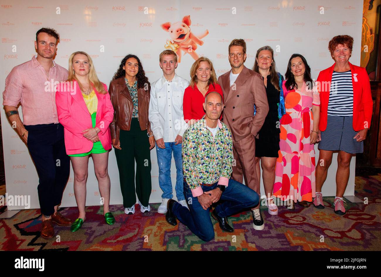 2022-07-03 09:27:58 AMSTERDAM - Full Cast & Crew prior to the Dutch ...