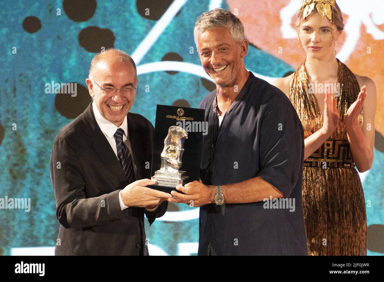 Photo LiveMedia/Carmelo Imbesi. Taormina Messina, Italy, July 2, 2022 ...