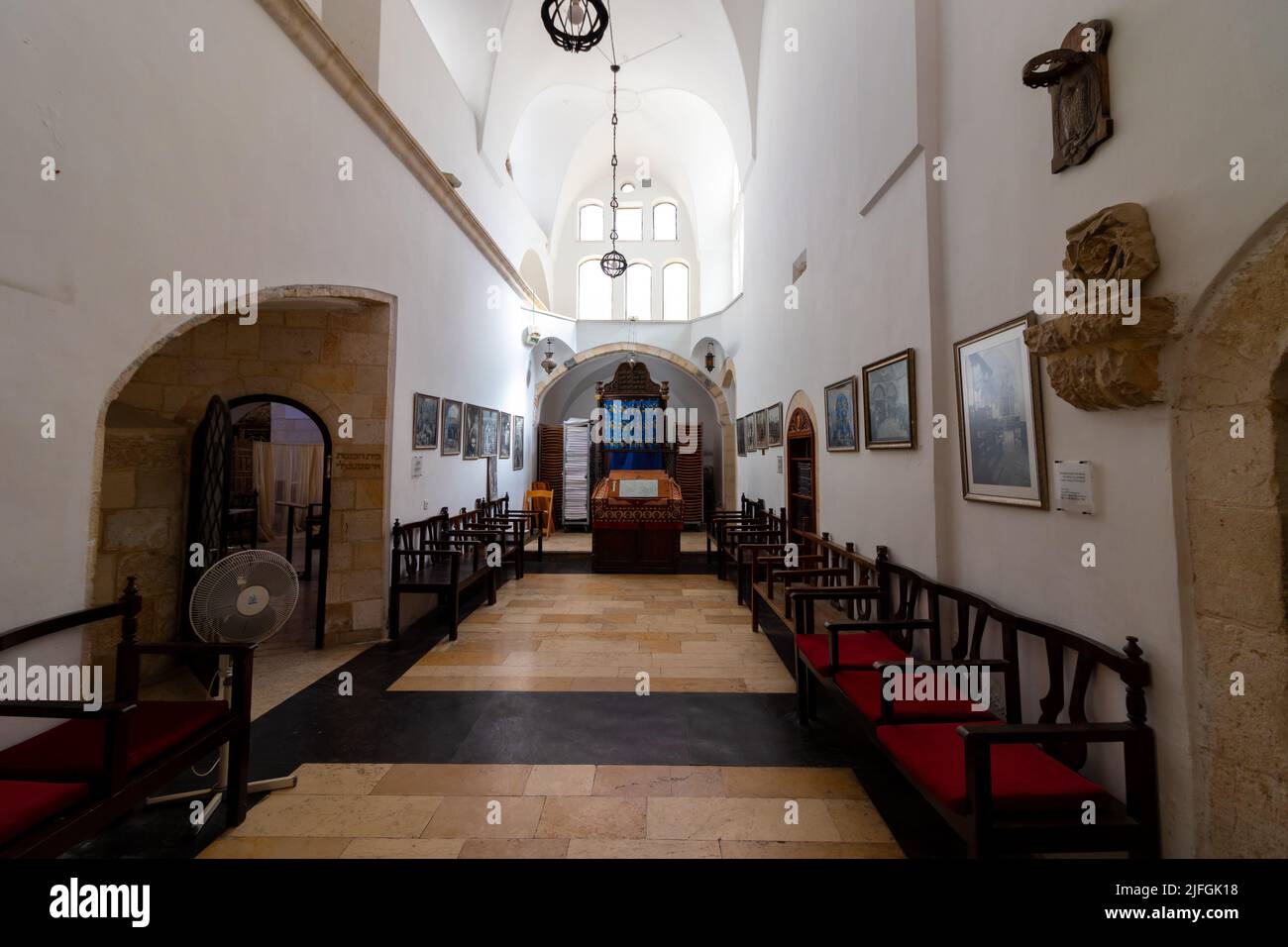 23-11-2021. jerusalem-israel. An ancient synagogue as part of the four ...