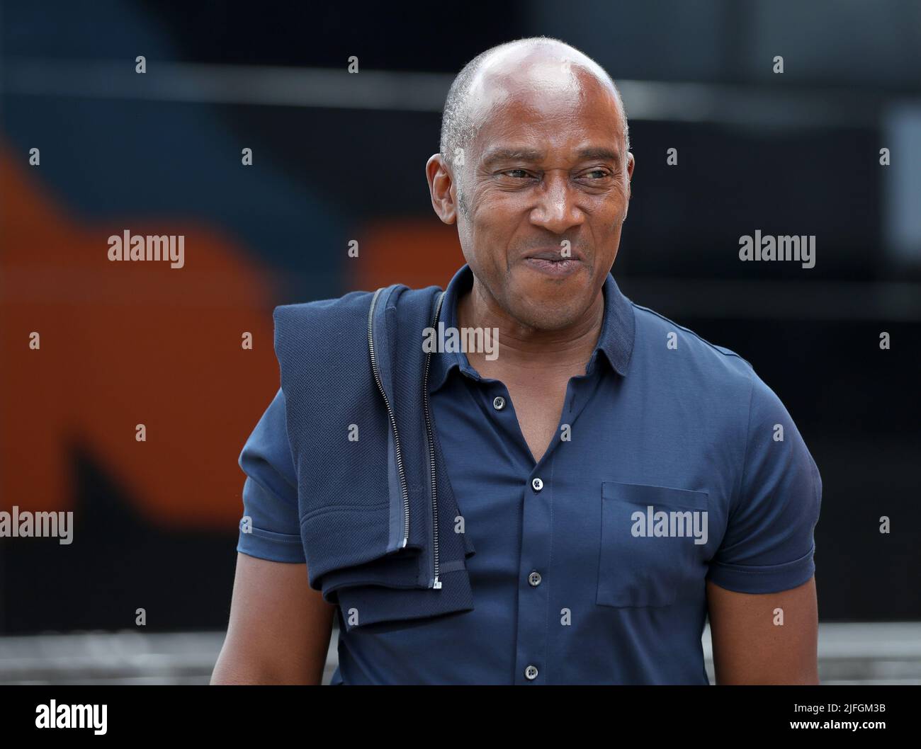 Anthony Hamilton attending the British Grand Prix 2022 at Silverstone ...