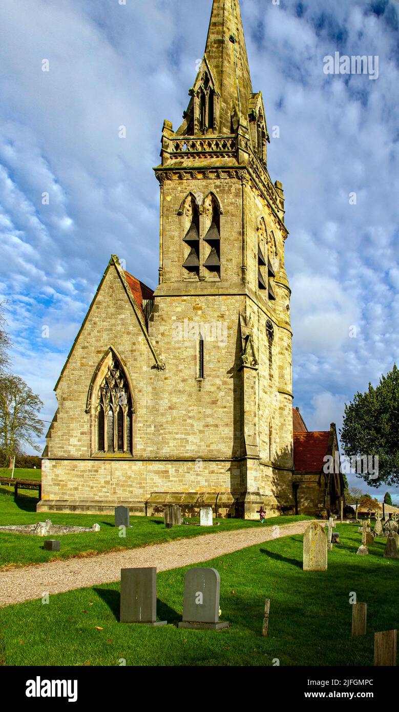 St Mary's church Dunstall Staffordshire Stock Photo - Alamy