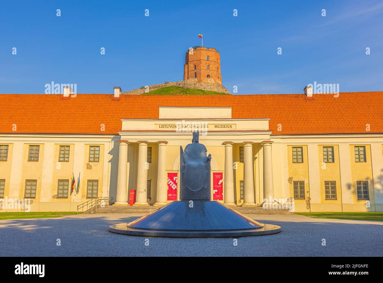 Vilnius, Lithuania - June 27, 2022: Monument to Grand Duke Gediminas ...